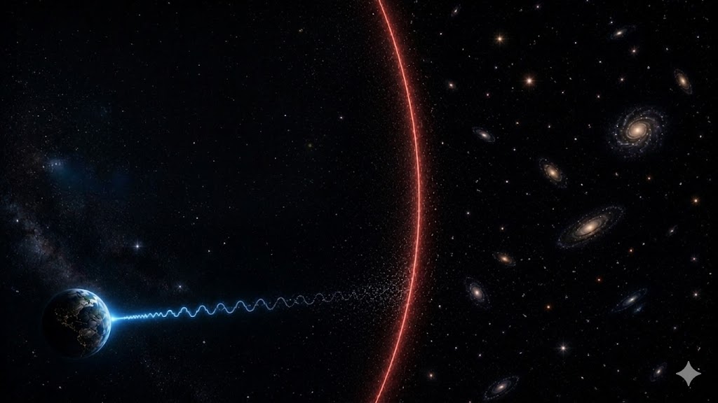 94% of the visible universe is already gone forever