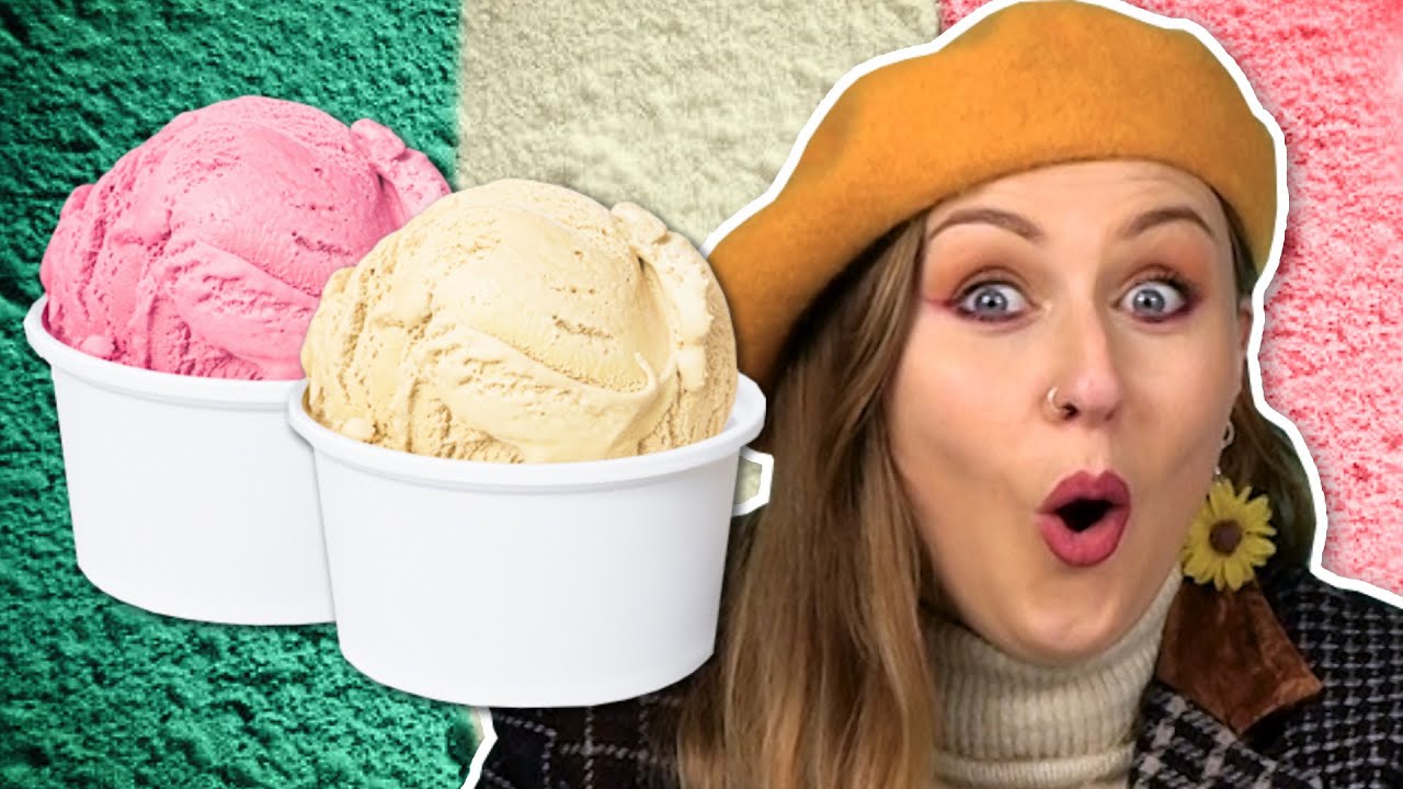 Trying Italian gelato for the first time