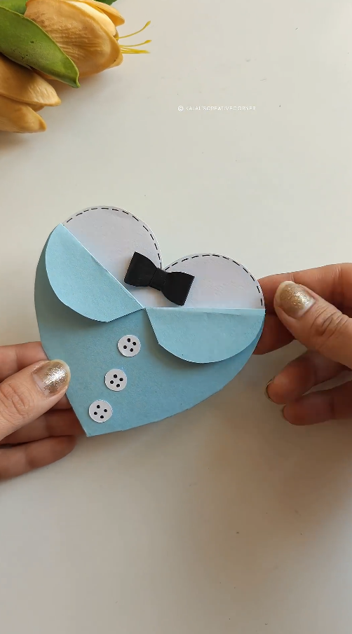 Cute Fathers Day Card DIY Fathers Day Gift