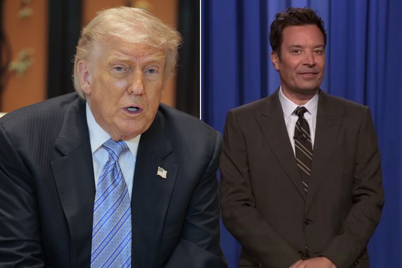 Jimmy Fallon jokes Donald Trump bailed on a planned Iran attack like a ...