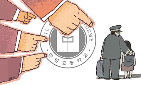 Hanmin High School: Military children's hardships