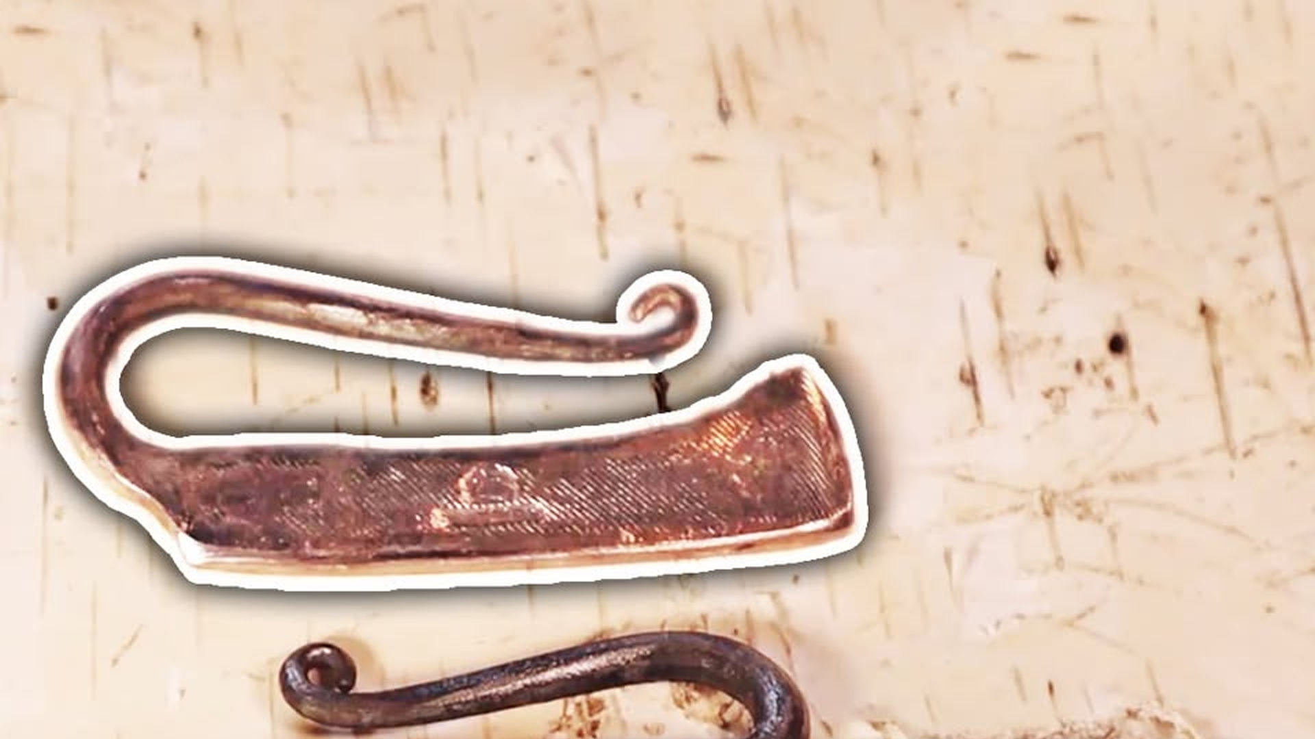Forging a traditional fire tool