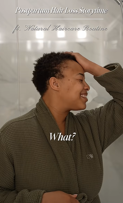Let’s talk about my big-chop storytime ️🫶🏽 natural hair care journey ...