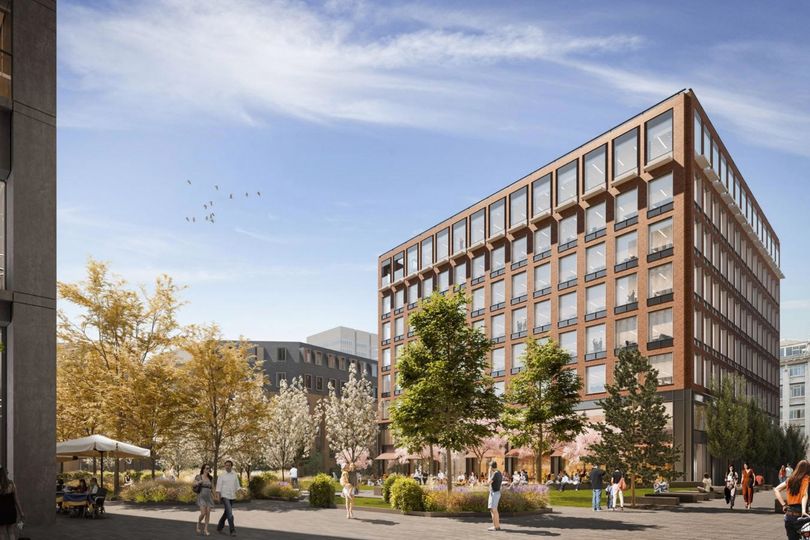 Martins Bank Building, Pall Mall Gardens and the Liverpool City Centre ...