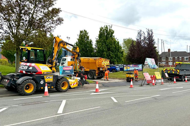 Stoke-on-Trent roads getting fixed this week