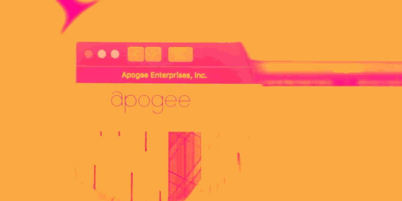 Commercial building products Q1 earnings: Apogee (NASDAQ:APOG) is the ...
