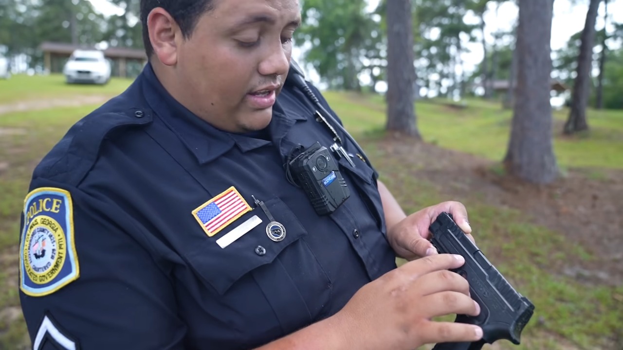 Police guarded their magnet fishing trip - then the water gave up a ...