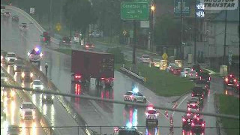 Traffic: I-45 North Freeway at Main Street lanes closed due to heavy ...