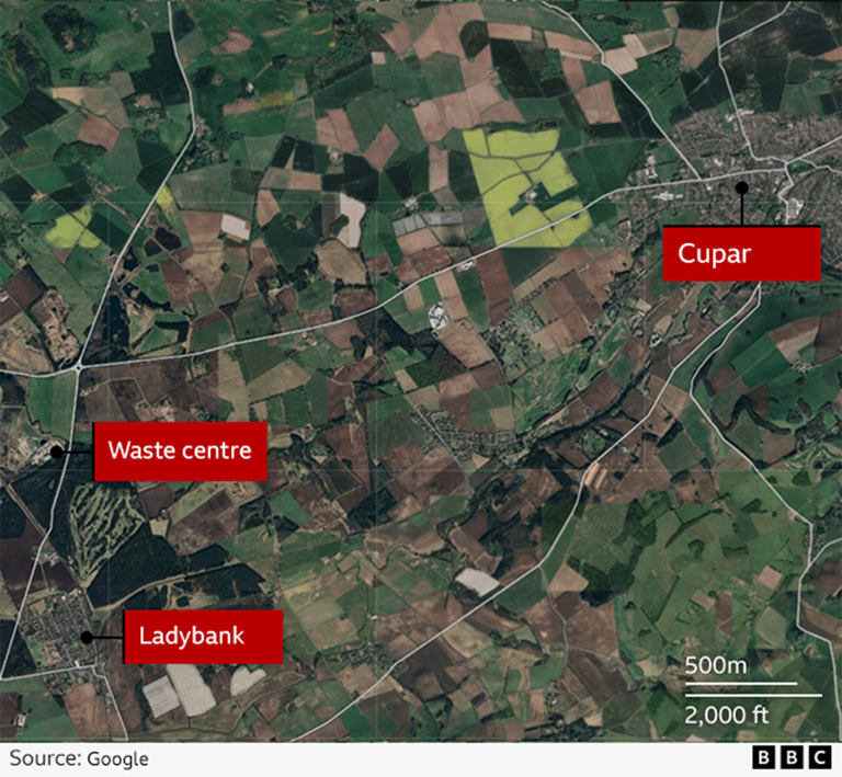 Air pollution monitoring shows spikes near landfill fire site