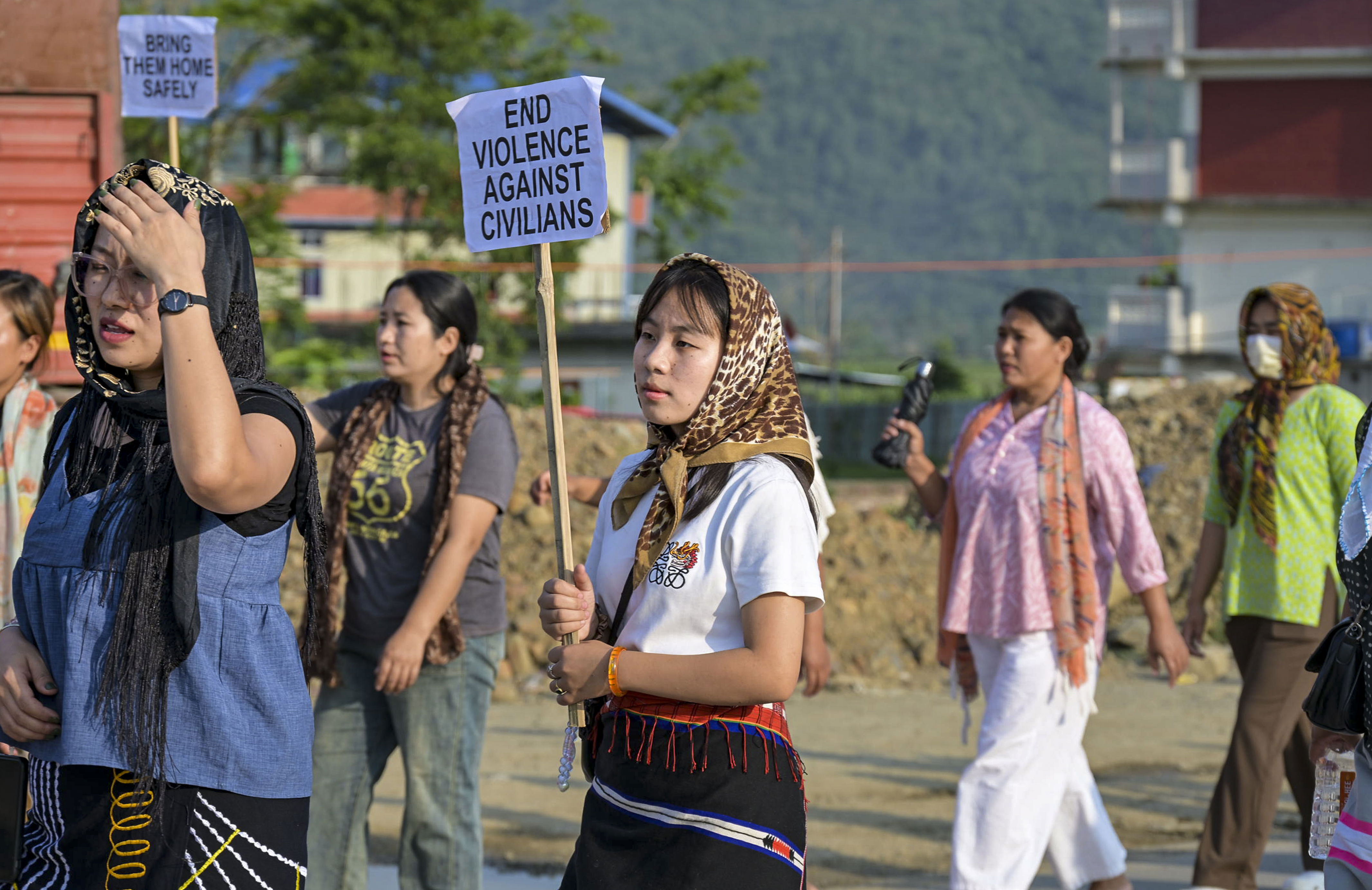 Manipur: Nagas stage protests demanding release of six abducted men