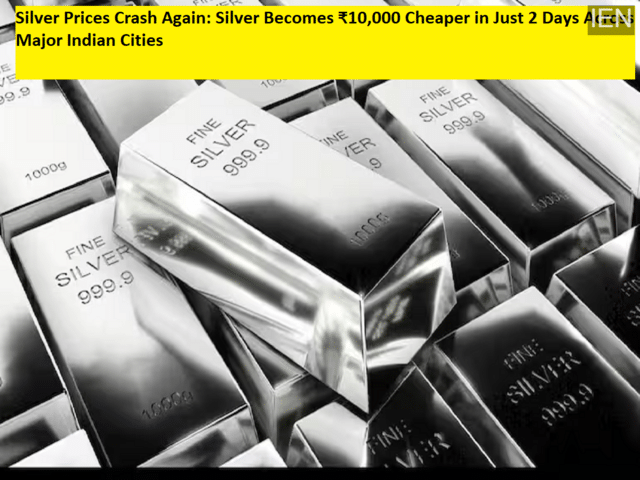Silver prices crash again: Silver becomes ₹10,000 cheaper in just 2 ...