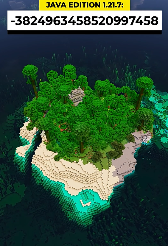 Minecraft jungle temple island seed: Rare survival island discovery