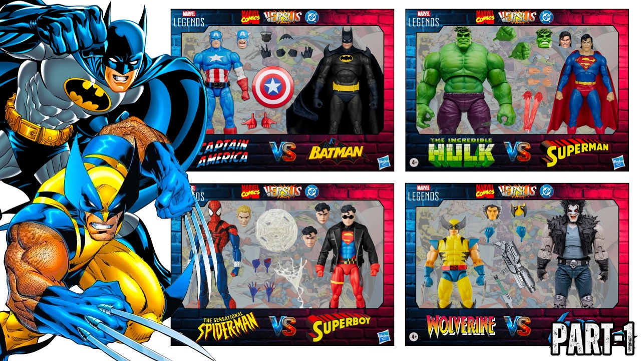 Marvel vs DC: Comics and toy collectibles comparison part 1