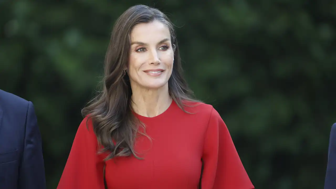 La reina Letizia brilla en los Premios Luis Carandell con un vestido de ...