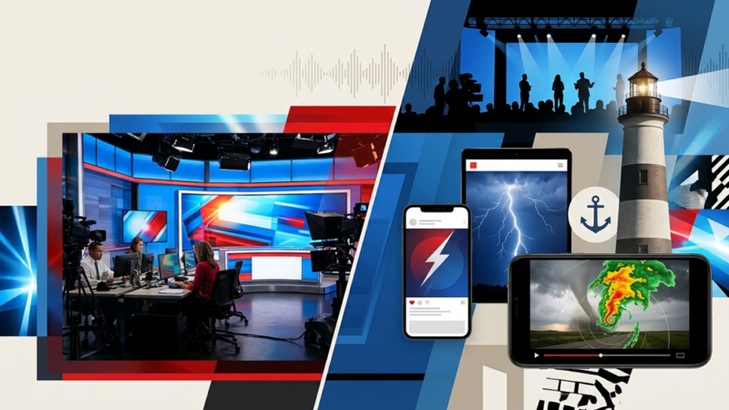 Are breaking news and trust no longer important for TV news?