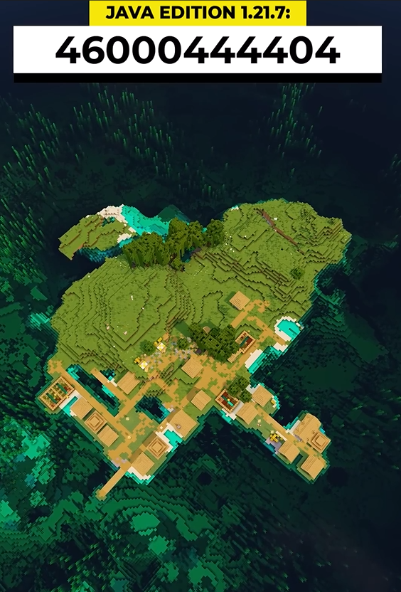 Minecraft mangrove island village seed: Unique swamp survival start