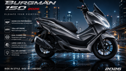 Suzuki Burgman 150 2026 resmi dijual, skutik gambot penantang NMAX ...