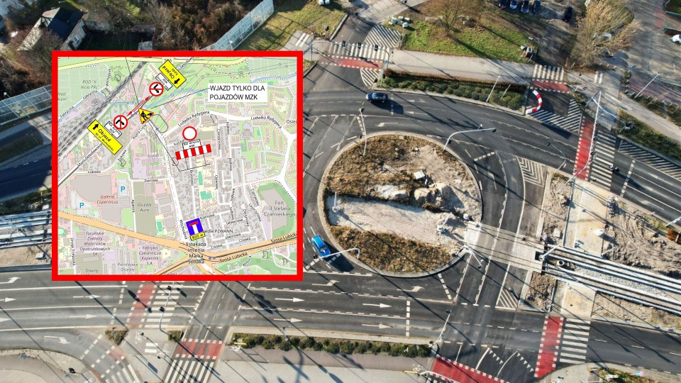 Poważny remont w centrum Torunia. Spore zmiany w organizacji ruchu