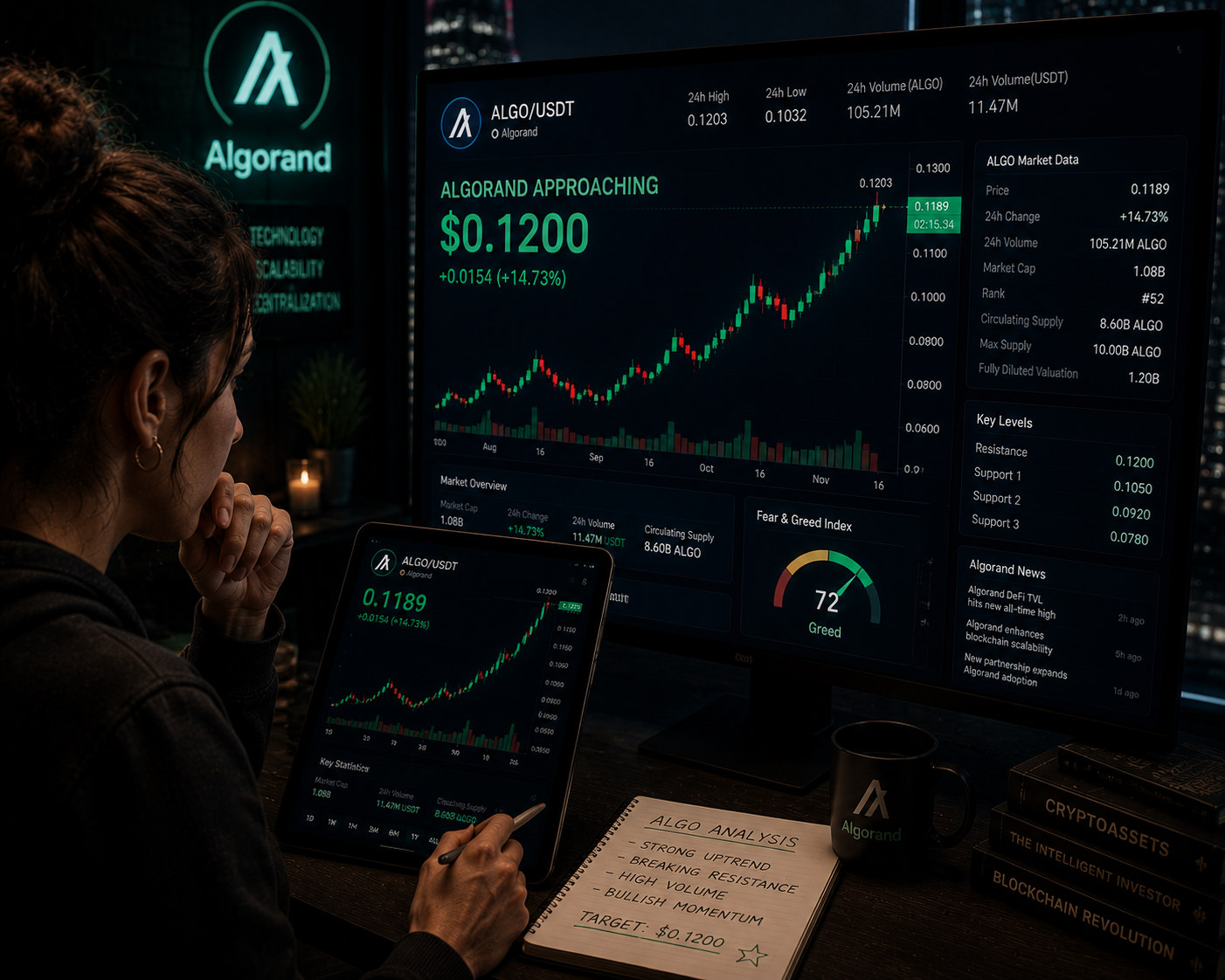 ALGO jumps 5% as Robinhood listing fuels fresh Algorand price rally