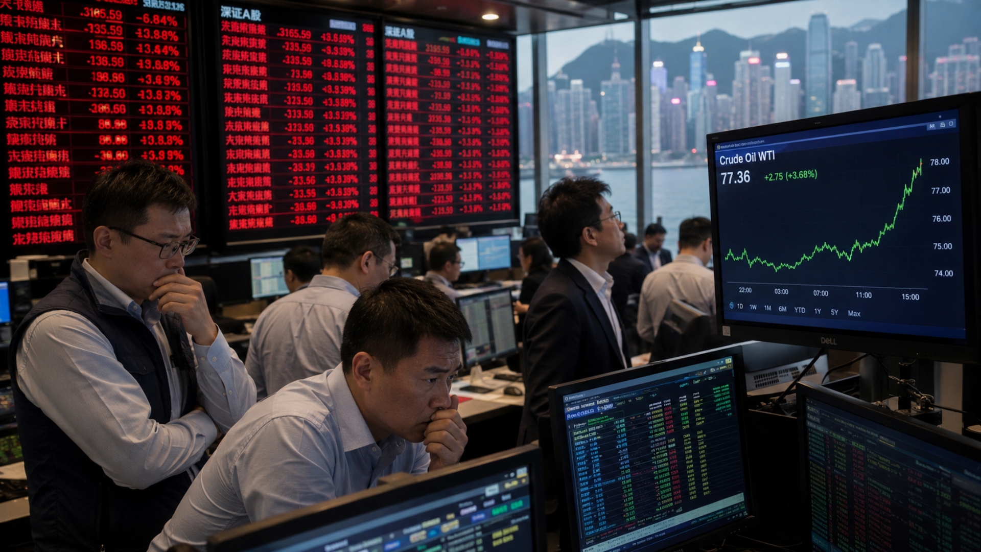 China, Hong Kong stocks slide as Mideast war saps risk appetite