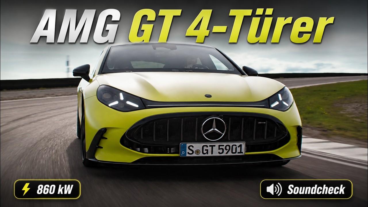 Mercedes-AMG GT 4-Türer Coupé | 1.174 PS E-Power im Soundcheck