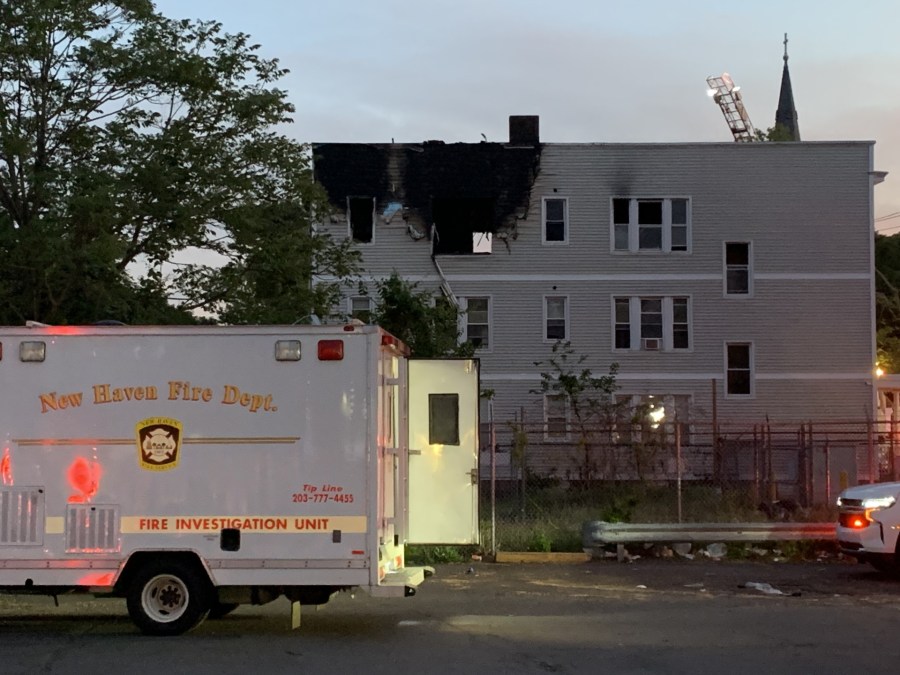 Crews responding to multifamily house fire on Ferry Street in New Haven