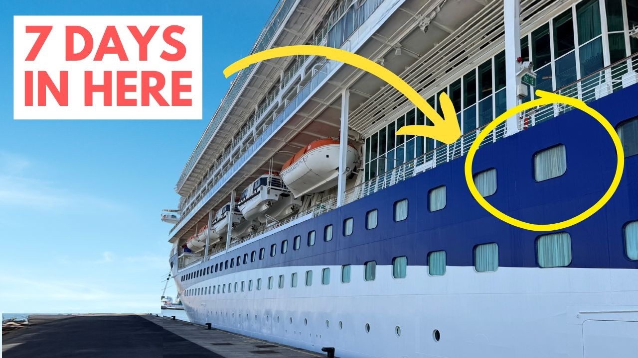 I tried a cheap cabin on an old cruise ship