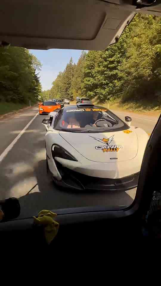 Jake Schnatter’s wife was not ready for the McLaren rally shoot