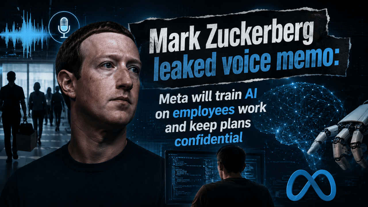 Mark Zuckerberg leaked voice memo: Meta will train AI on employees ...
