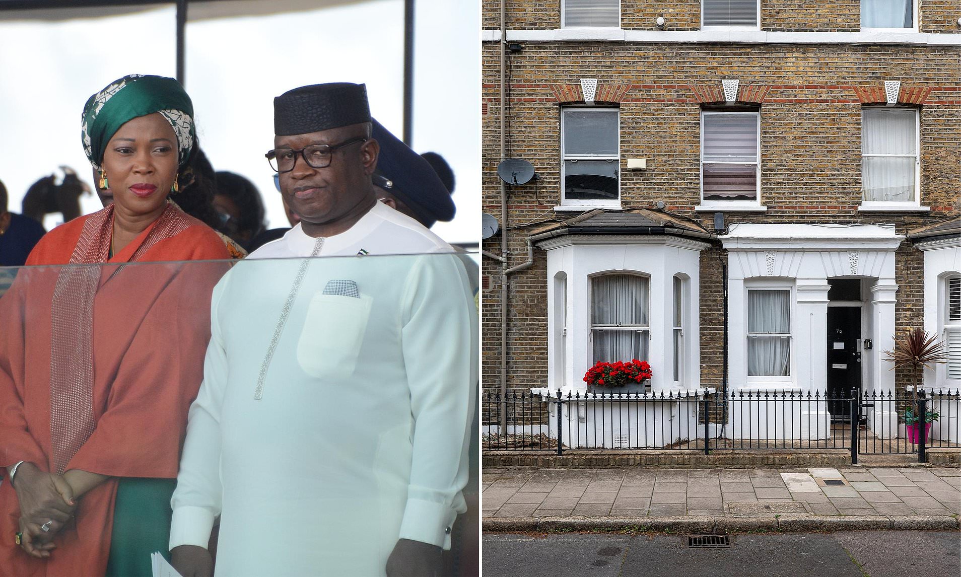 Revealed: The London council flat Sierra Leone's first lady has kept ...