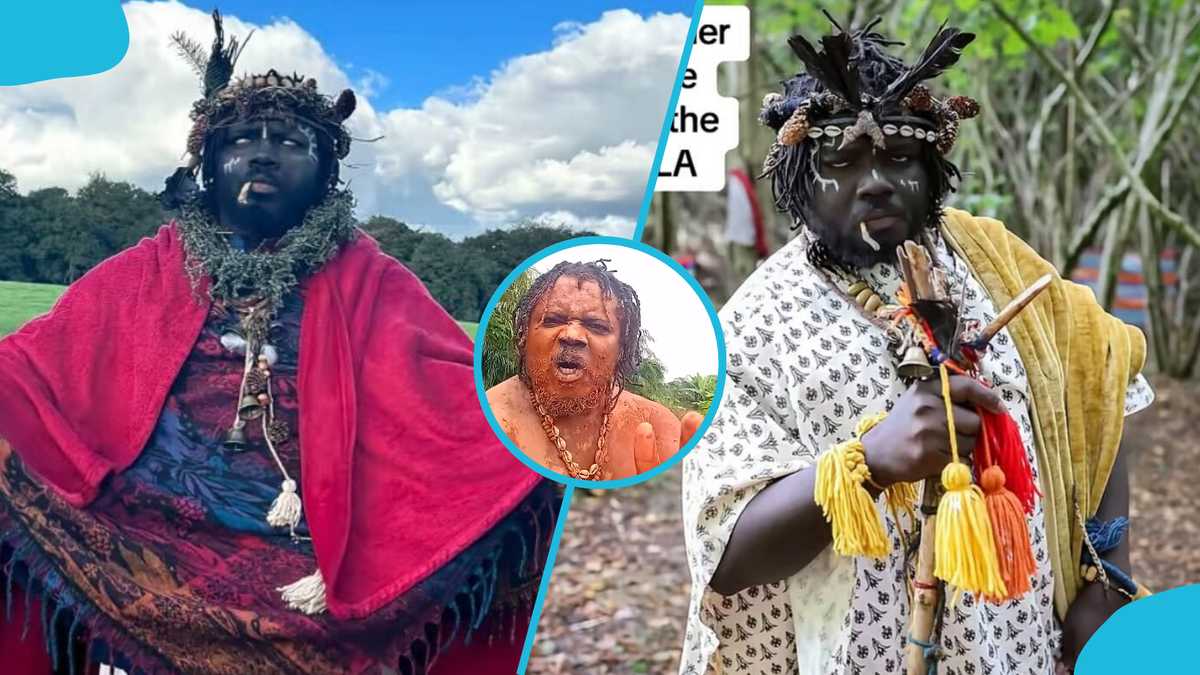 Kubala King's new look in Sunyani forest sparks reactions after deportation