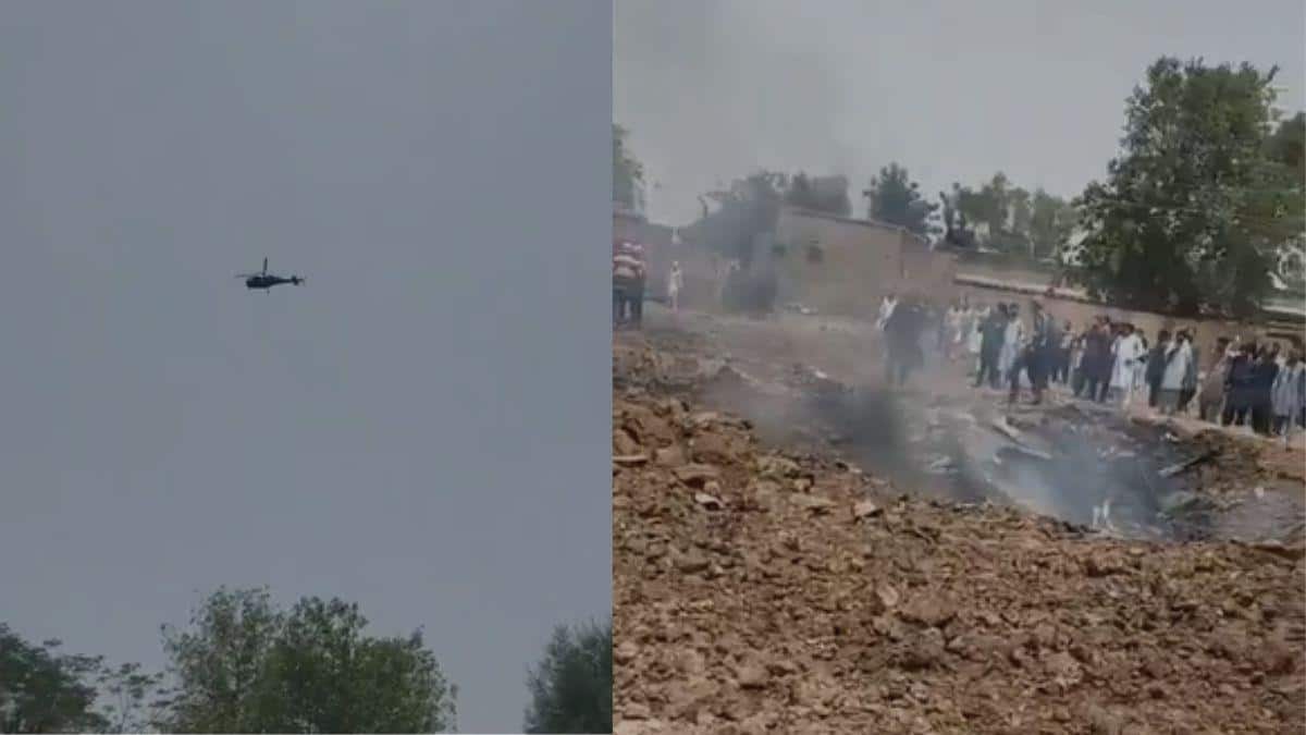 Pakistan Air Force training aircraft crashes near Mianwali, pilots ...