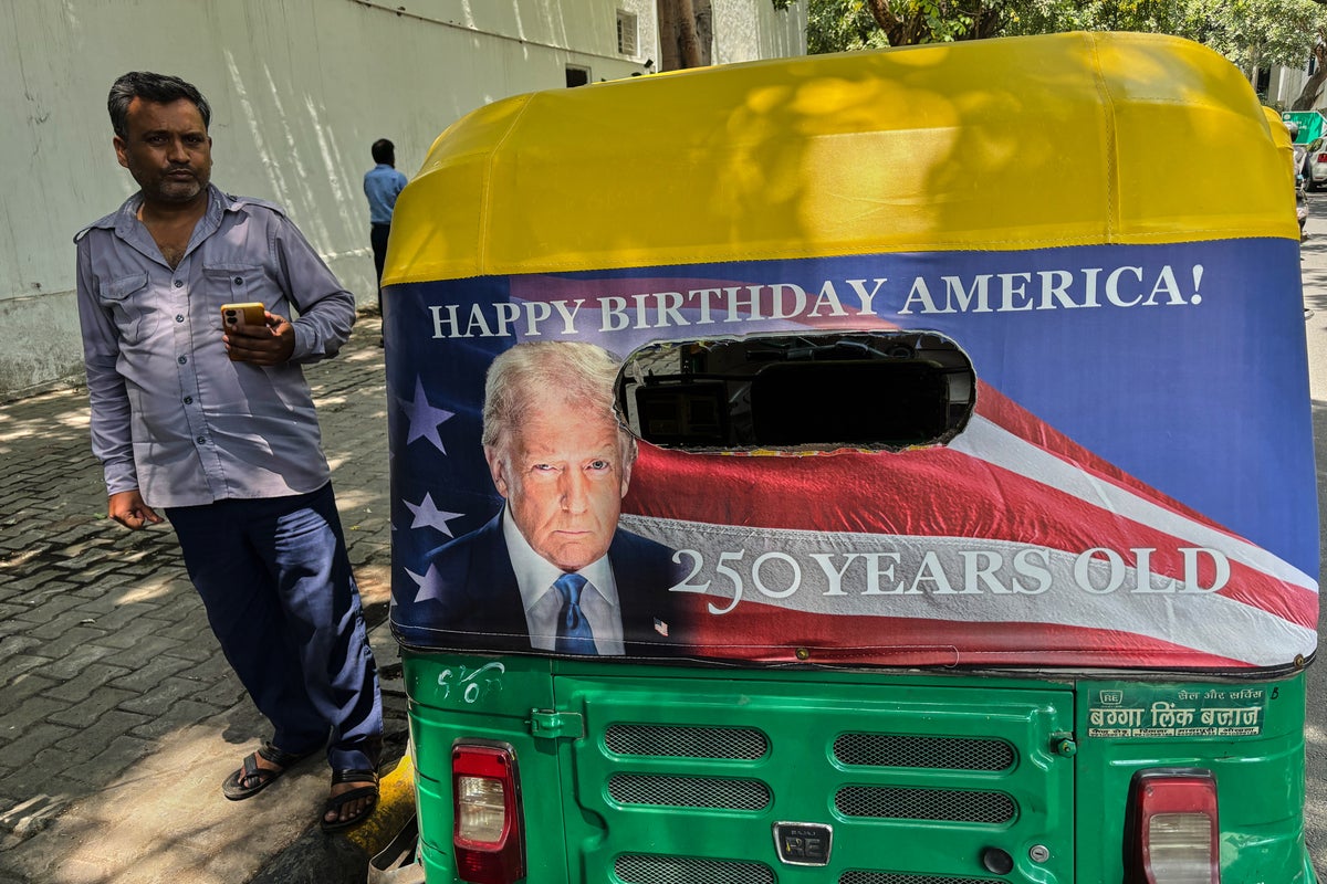Why Trump’s face can now be seen zooming in and out of India’s traffic