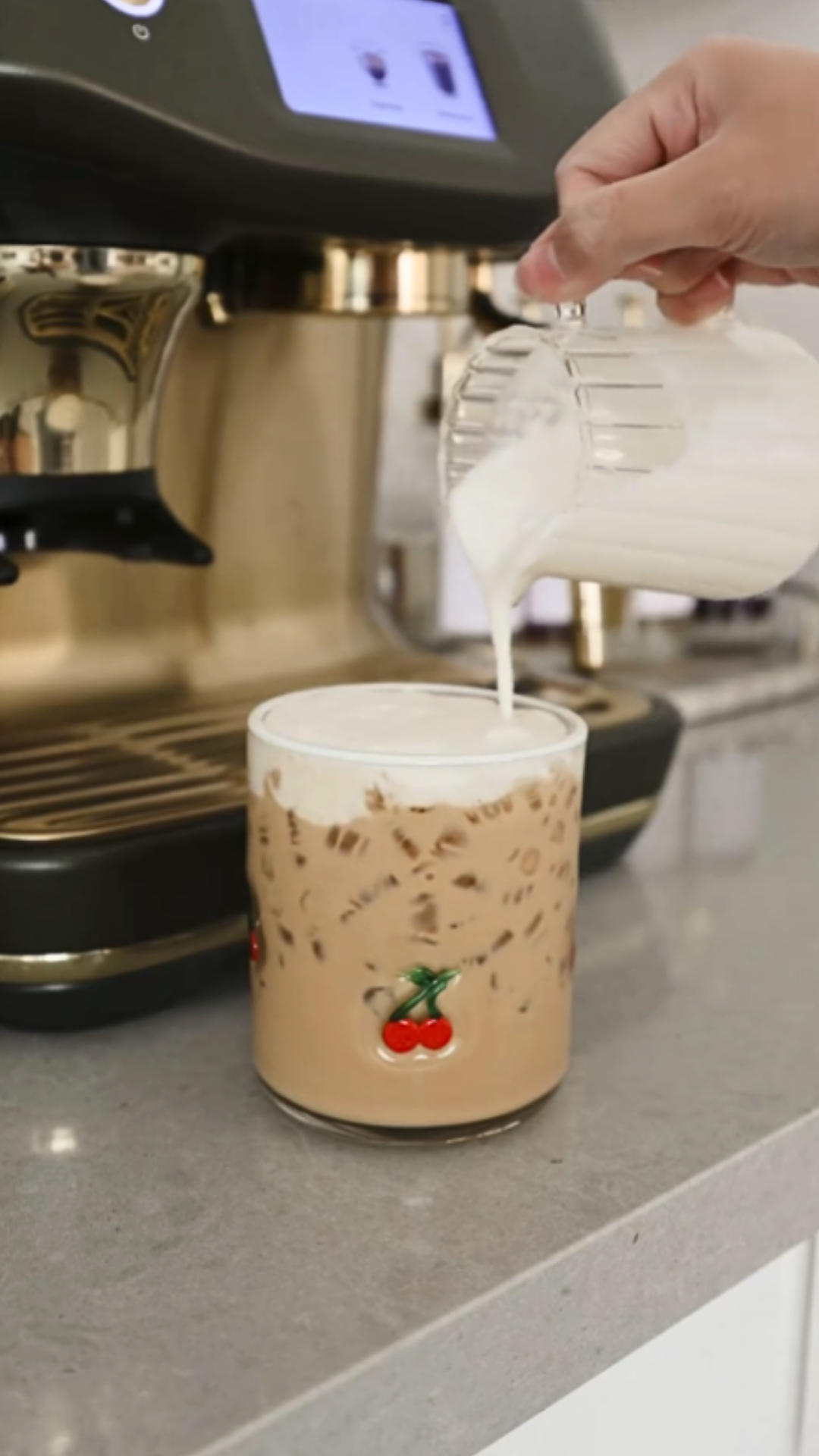 Whole Foods berry chantilly latte recreation