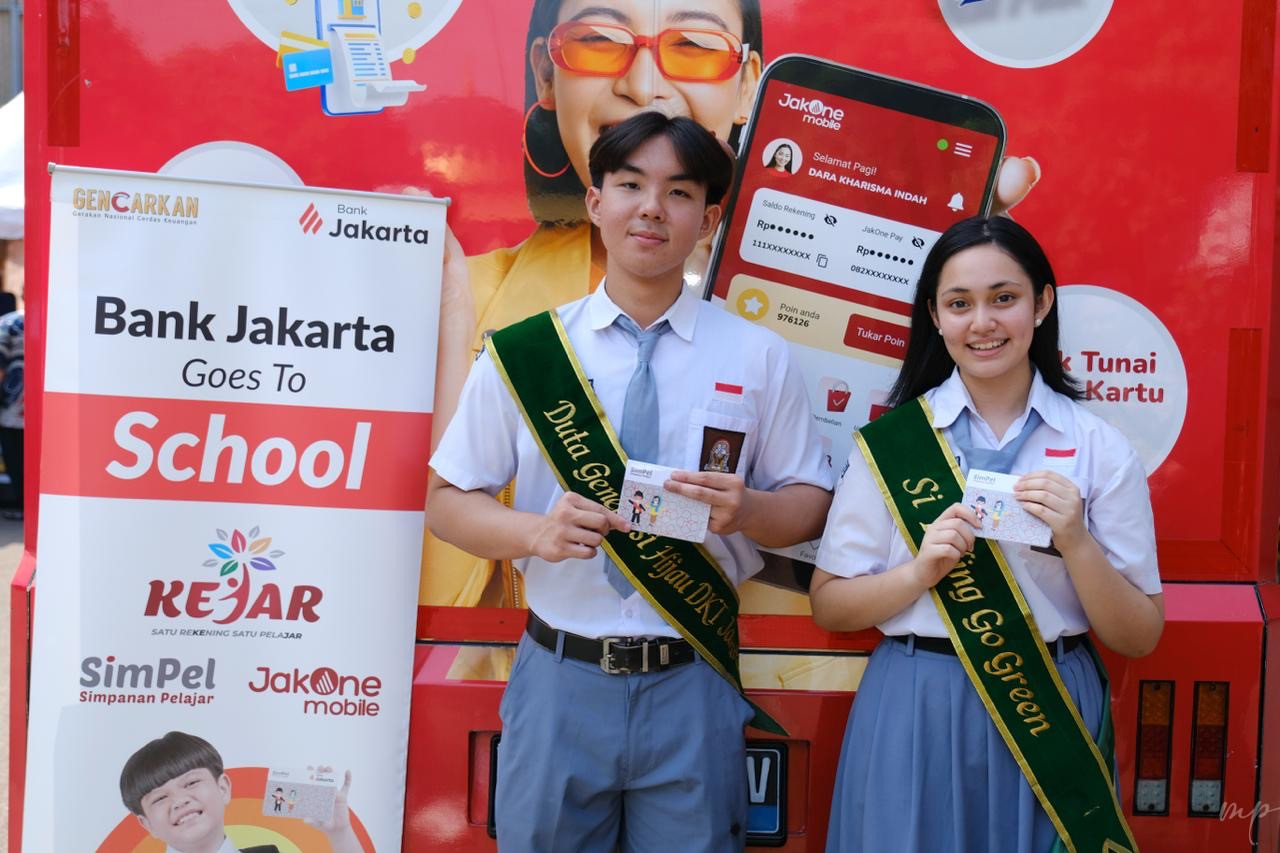 Siswa SMAN 28 Jakarta antusias sambut "Program KEJAR" Bank Jakarta