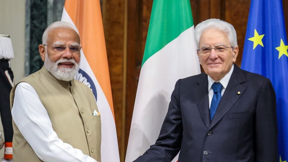 PM Modi meets Italian President Sergio Mattarella; trade, investments ...