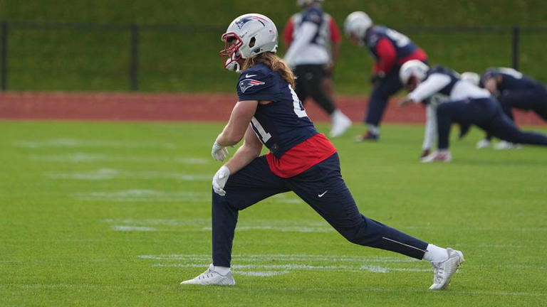 Patriots' Brenden Schooler speaks his mind about turf vs. grass fields