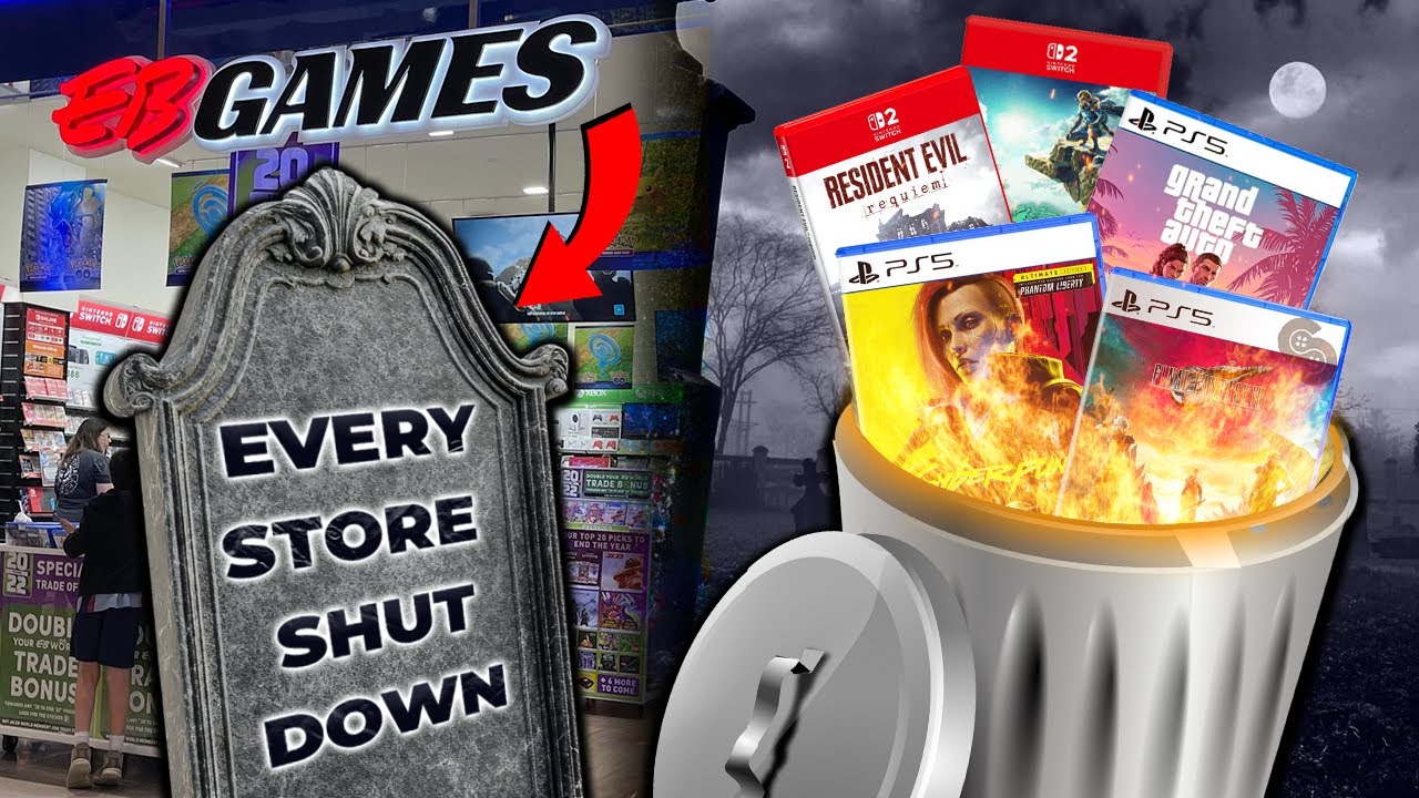 Game stores keep closing as physical media declines