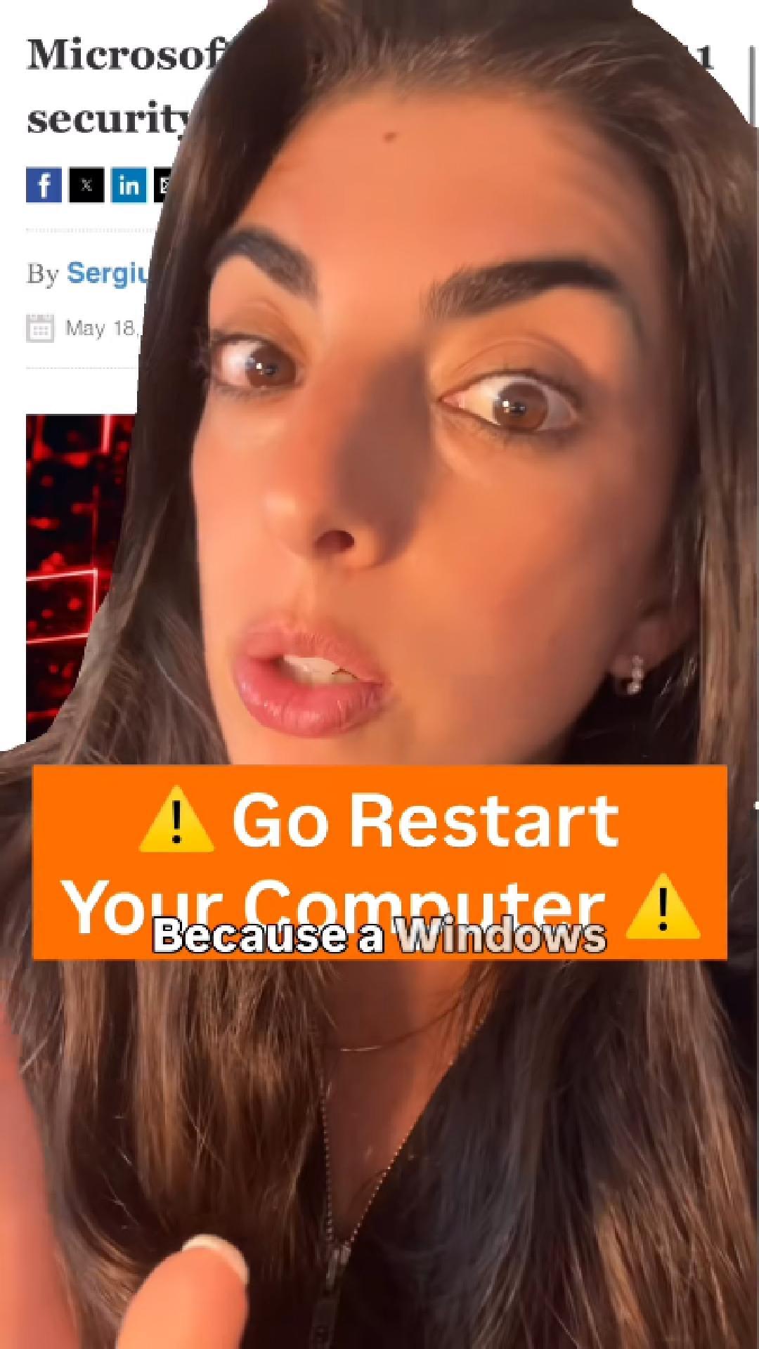 Restart your PC now if you haven’t updated Windows
