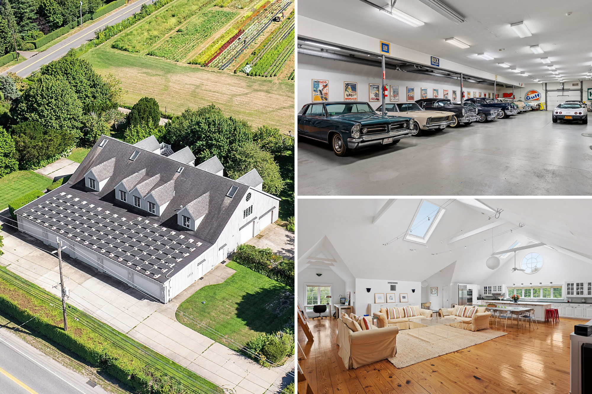 Long Island home features massive garage with space for 41 classic cars ...