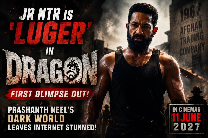 Dragon glimpse explodes online as Jr NTR unveils fierce new avatar on ...