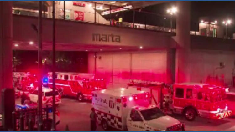 Train incident at Atlanta's Garnett station under investigation by police