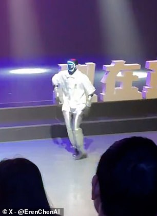 Watch the moment a dancing robot collapses mid-performance - before its ...