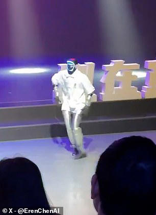 Watch the moment a dancing robot collapses mid-performance - before its ...