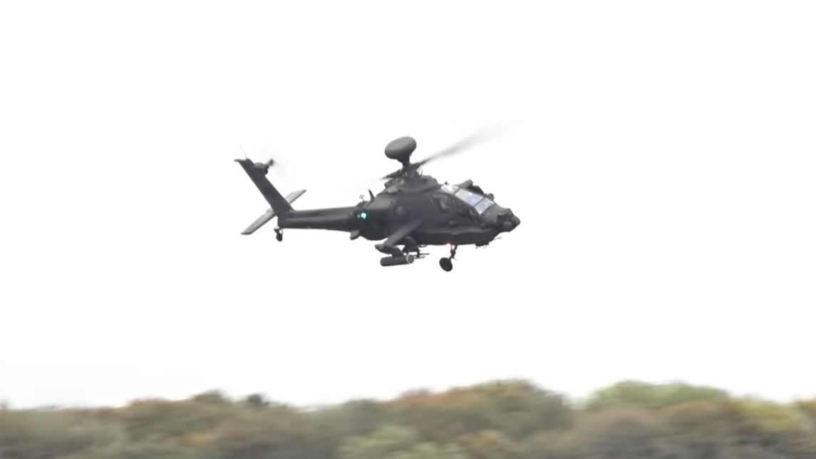 An Apache pilot pushed the AH-64E - then the Jupiter started the winch test