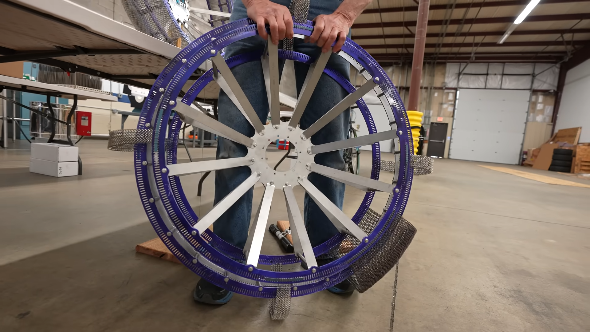 NASA built a tire with no air - then drove it over nails