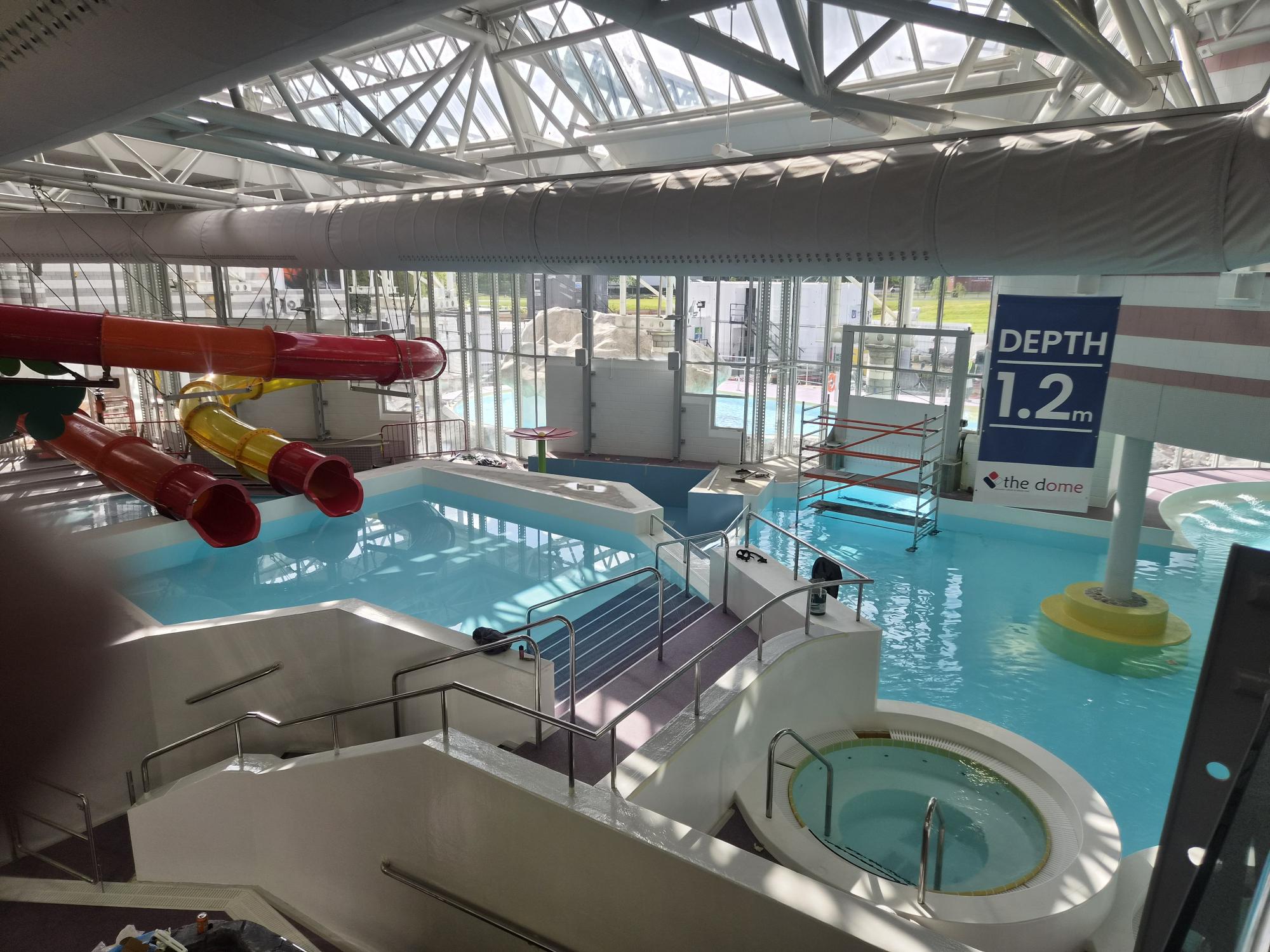 Audio system installations Doncaster – The Dome swimming pool project