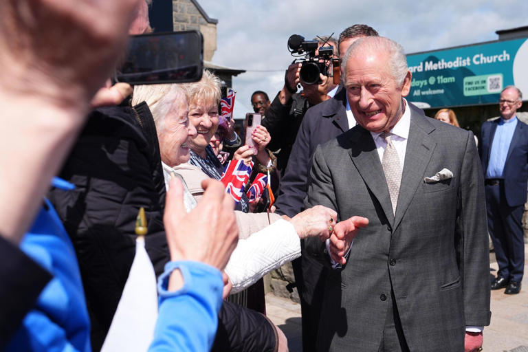 'VIP' treatment for Charles at Northern Ireland community cinema as the ...