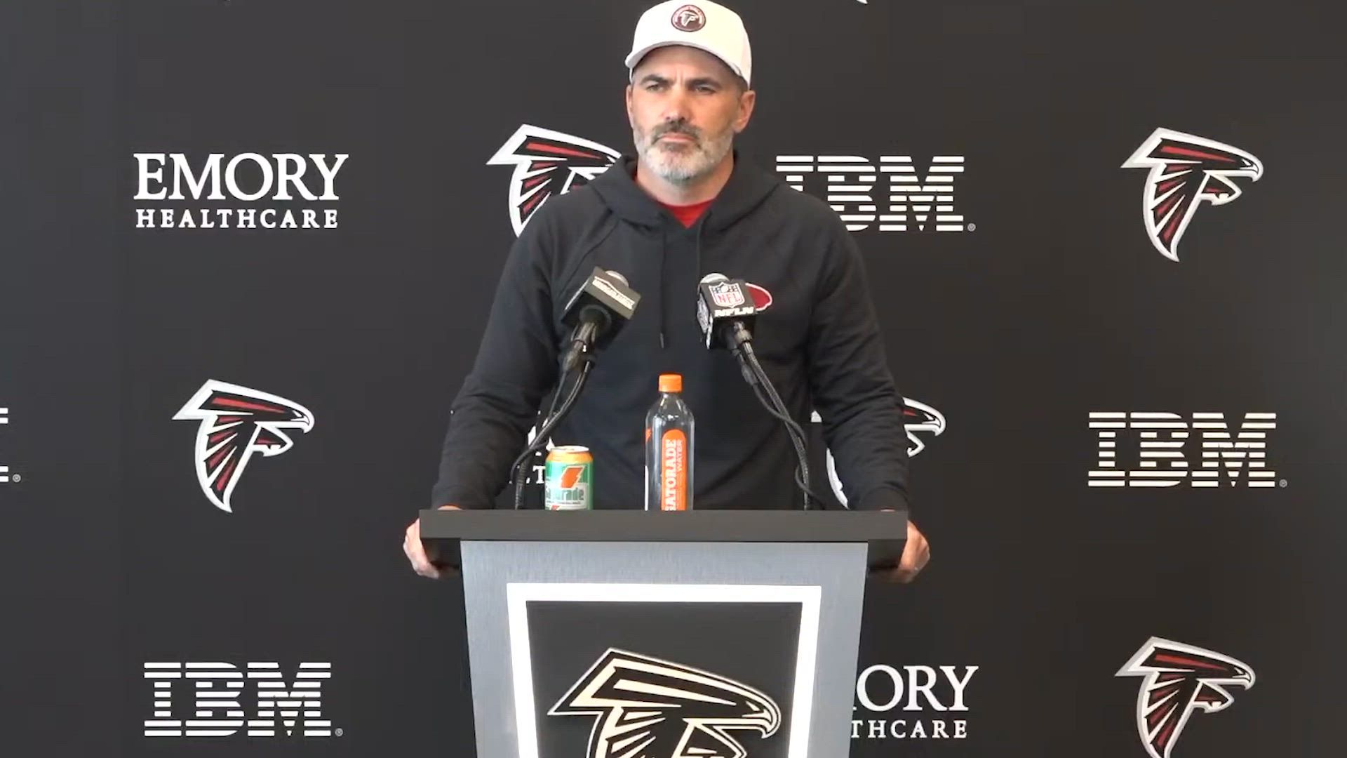 Kevin Stefanski gives injury update on Falcons Billy Bowman Jr., Troy ...