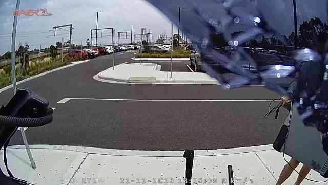 Camera captures car park break-in